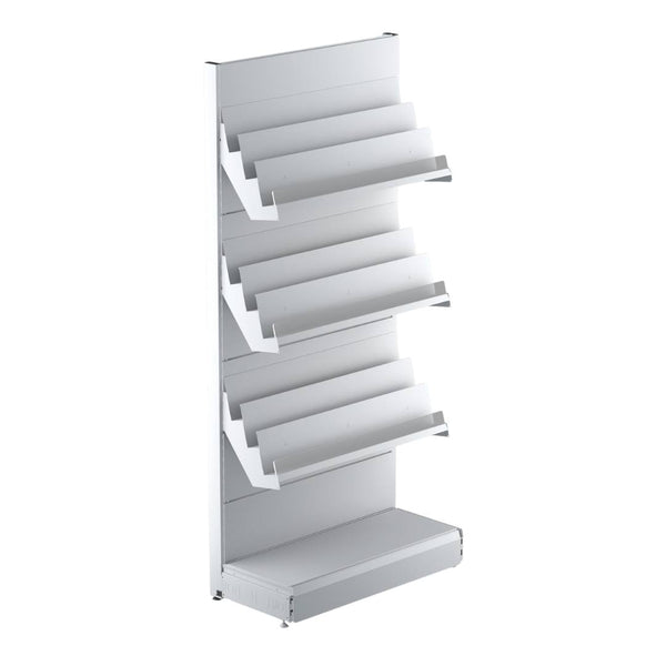 3 Tier Magazine Display Shelves | Dynamic Shelf UK - DynamicSelf