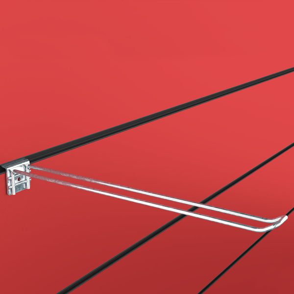 Slatwall Euro Hook Retail Shop Display Fitting Loop 12x30cm – DynamicShelf
